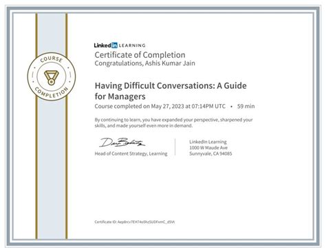 ashis kumar jain on linkedin certificate of completion