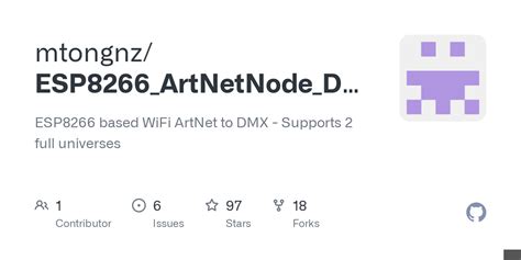 Github Mtongnz Esp Artnetnode Dmx Esp Based Wifi Artnet To Dmx Supports Full
