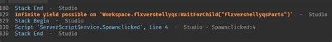 Error For Infinite Yield Scripting Support Developer Forum Roblox