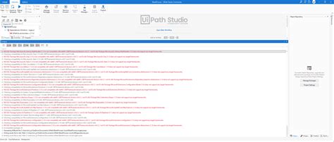 Nuget Package Incompatibilities On Project Creation Studio Uipath