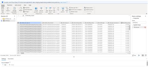 can we combine multiple parquet file each file having almost 4 m rows in adf power query