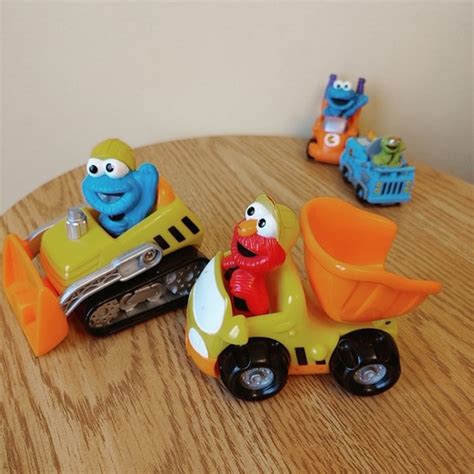 Collectables Classic Sesame Street Vehicles Playset Etsy