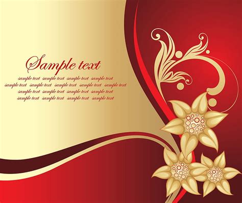 텍스트 공간 벡터와 꽃 배경 Eps Ai Uidownload