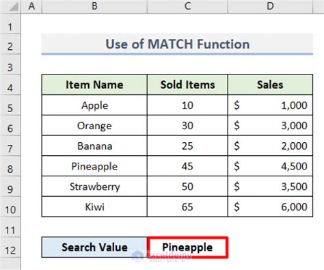 How To Find Column Number Based On Value In Excel Exceldemy