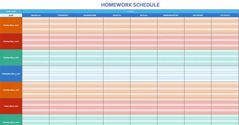 Schedule Outline Template Db Excel Com