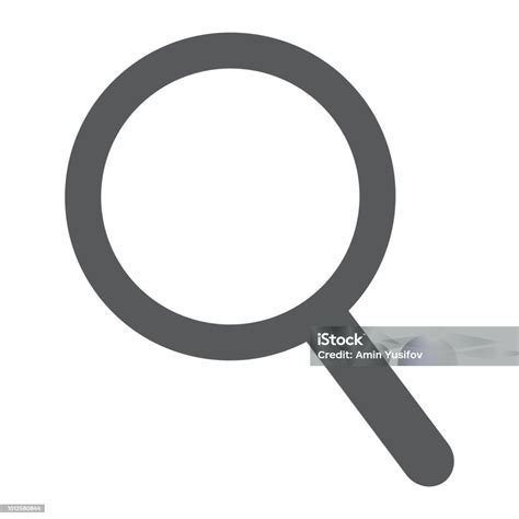 확대축소 문자 모양 아이콘 도구 및 디자인 돋보기 표시 벡터 그래픽 흰색 배경 Eps 10 솔리드 패턴 0명에 대한 스톡 벡터