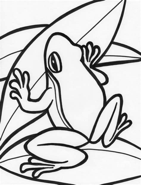 Free Printable Frog Coloring Pages Printable New Year Banners