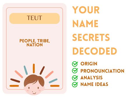 Teut Boy Name Meaning And Pronunciation