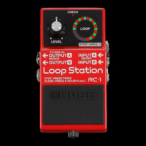 Boss Rc 1 Loop Station Looper Pedal Reverb