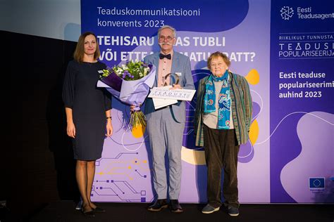 Aare Baumer Sai Elutööpreemia Teaduse Edendamise Eest Lasteekraan Err