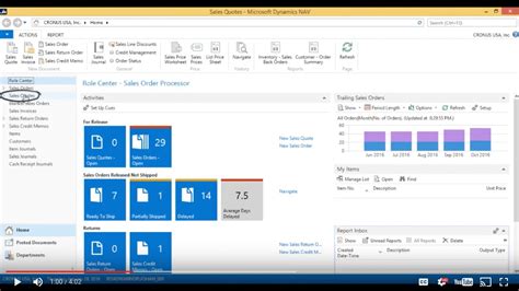Create A Sales Quote And Convert To Order In Microsoft Dynamics Nav 2015