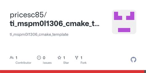 GitHub Pricesc Ti Mspm L Cmake Template Ti Mspm L Cmake Template