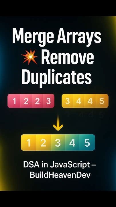 Merge Two Arrays And Remove Duplicates In Javascript One Line Js