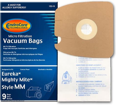 Eureka Part 60295c Style Mm Vacuum Bag Replacement For