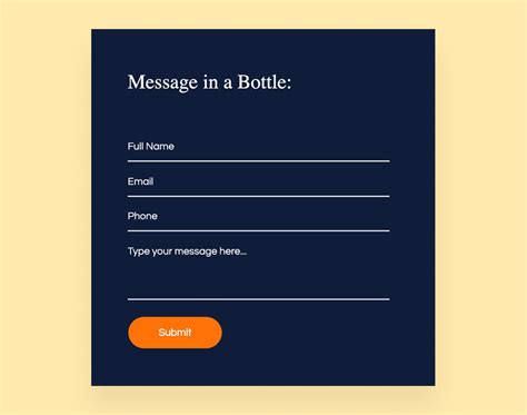 Effective Contact Form Design Templates And Examples