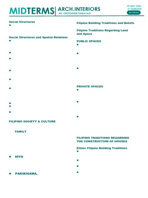 Arch Interiors Notes Pdf Color Hue