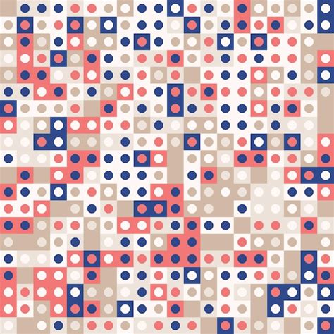 Premium Vector Random Colored Abstract Geometric Mosaic Pattern Background