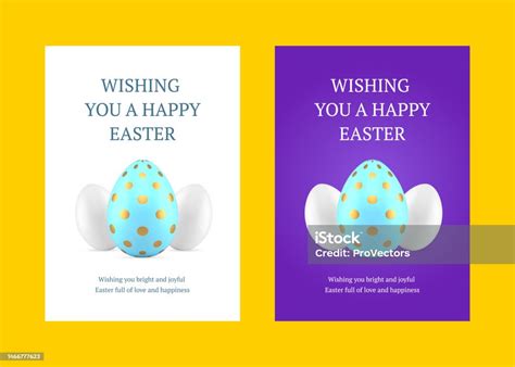 부활절 휴일 인사말 카드 3d 그린 화려한 닭고기 달걀 세트 디자인 서식 파일 현실적인 벡터 축하하기에 대한 스톡 벡터 아트 및 기타 이미지 Istock