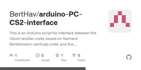 github berthav arduino pc cs2 interface this is an arduino script for interface between the