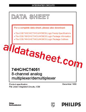 HCT Datasheet PDF NXP Semiconductors