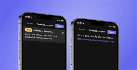 Add Clickable Links To Workout Program Descriptions Add Clickable Links To Workout Program Descriptions