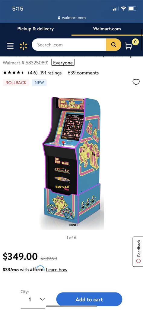 Ipms Pacman Arcade Machine With Riser