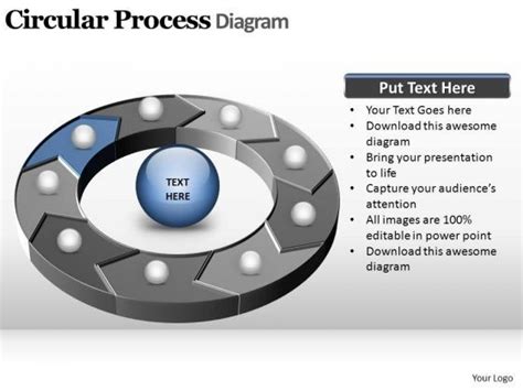 PowerPoint Templates Download Circular Process Ppt Slides