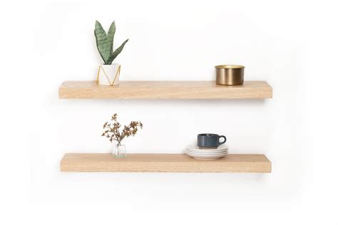 White Oak Floating Shelf Artisan Born
