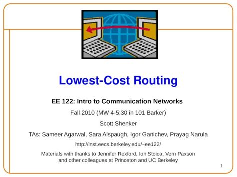PPT Lowest Cost Routing DOKUMEN TIPS