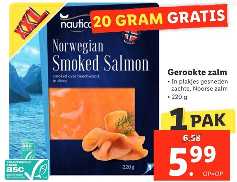 Gerookte Zalm Aanbieding Bij Lidl
