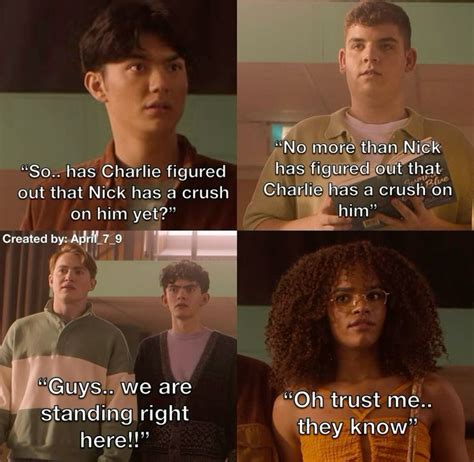 “so… Has Charlie Figured Out That Nick Has A Crush On Him Yet”