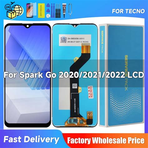 Jual Lcd Asli Untuk Tecno Spark Go 2020 2021 2022 Tampilan Layar Sentuh