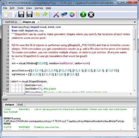 Pythonで心理実験 例題18 1 十河研究室
