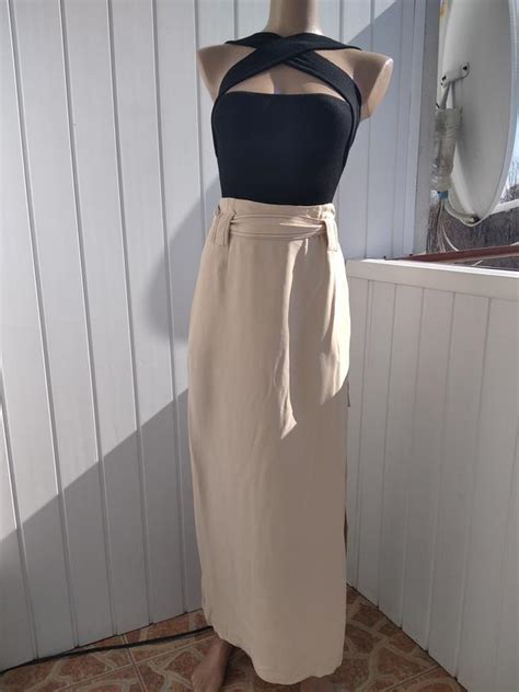 Спідниця максі з розрізами — ціна 248 грн у каталозі Довгі спідниці Купити жіночі речі за