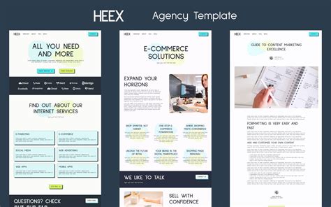 Heex Agency Html5 Responsive Website Template