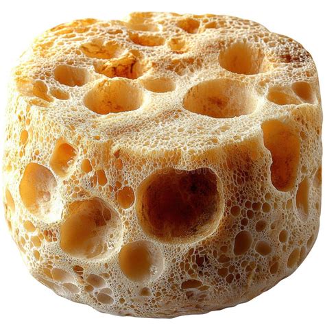 Natural Sea Sponge Close Up Organic Texture And Porous Structure For