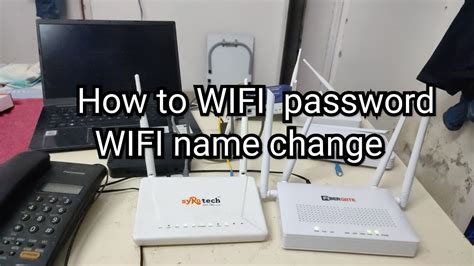 WIFI How To Change WIFI Password Of Modem Router How To WIFI Name Change Fibergate BSNL Wifi