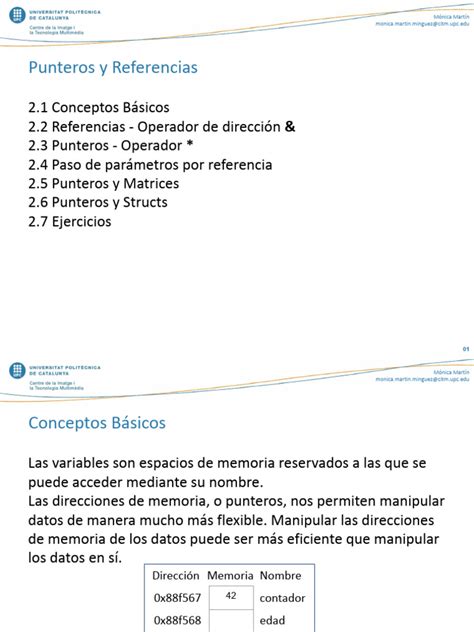 Guía De Punteros Y Referencias Pdf Puntero Programación De Computadora Parámetro