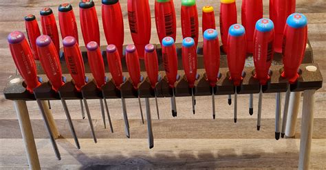 screwdriver rack paramateric cadquery pb swiss by thijs download
