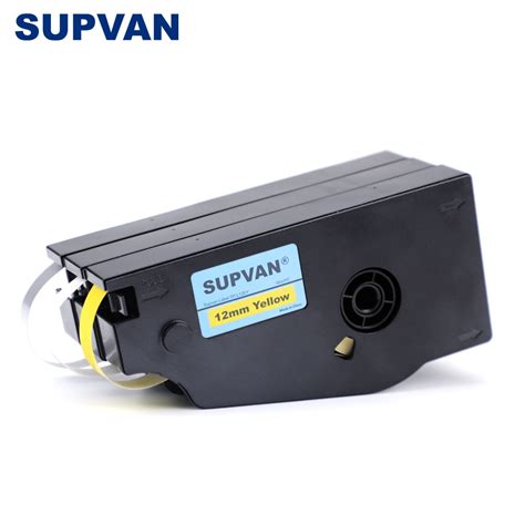 Supvan Sticker Label Tape Specialized Consumables For Cable Id Printer Label Paper Cassette