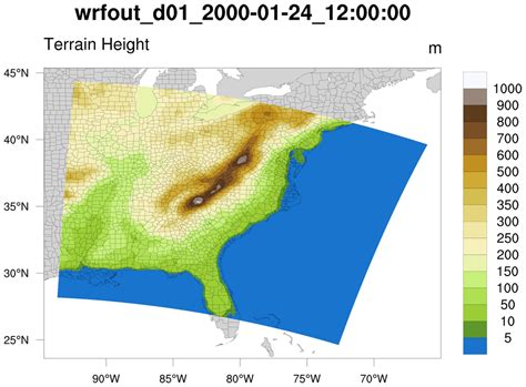 Ncl Example Scripts For Plotting Wrf Arw And Mpas Data