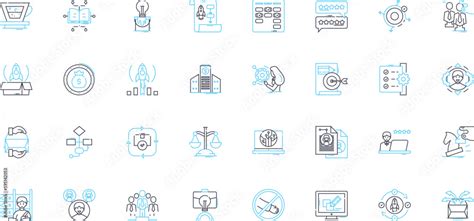 Rapid Prototyping Linear Icons Set Iterative Agile Design