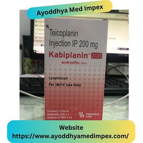 Teicoplanin Injection Ip At ₹ 2412 Piece Teicoplanin Injection In Nagpur Id 2854274972688