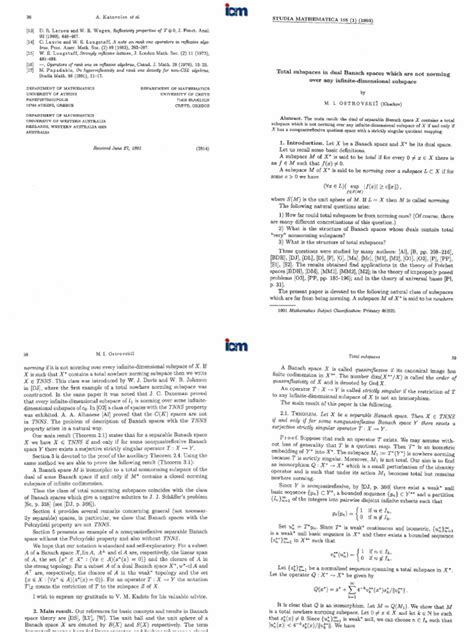 Total Subspaces In Dual Banach Spac Pdf
