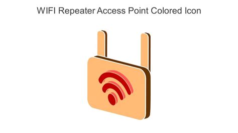 Wifi Repeater Access Point Colored Icon In Powerpoint Pptx Png And Editable Eps Format Ppt