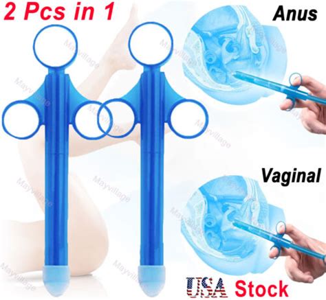 2x Lube Personal Lubricant Water Based Sex Lubricant Launcher Injector
