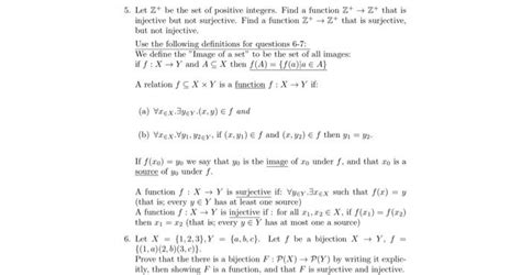 Solved 5 Let Z Be The Set Of Positive Integers Find A Chegg Com