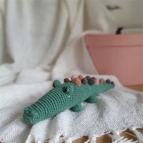 Pdf Crocodile Crochet Pattern Etsy