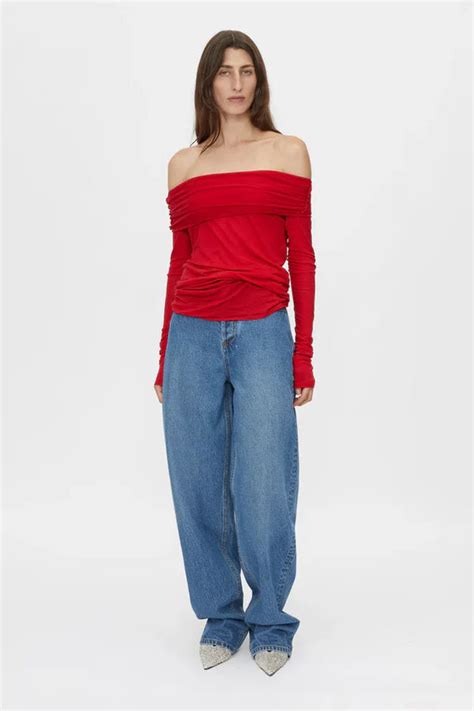 Candm Majorie Top Ruby Red Two Boutique