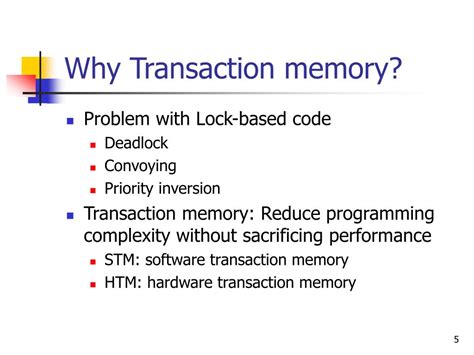 Ppt Metatmtxlinux Transactional Memory For An Operating System Powerpoint Presentation Id